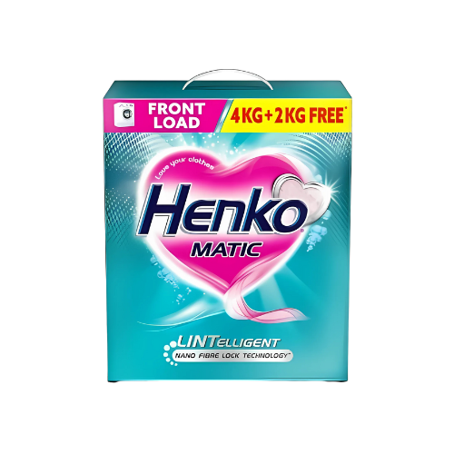 Henko Matric Front Load Detergent Powder 4+2kg – Crayons Corp