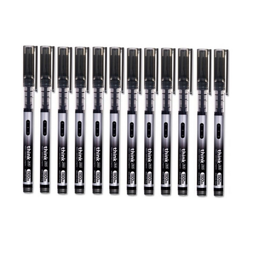 Deli Roller Pen Black Q300BK – Crayons Corp