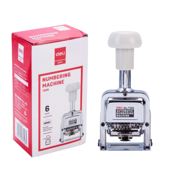 Deli Numbering Machine 6 Digits E7506 – Crayons Corp